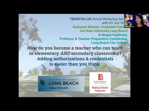 Teach for LA: How do you become a teacher who can teach in elementary AND secondary classrooms?...