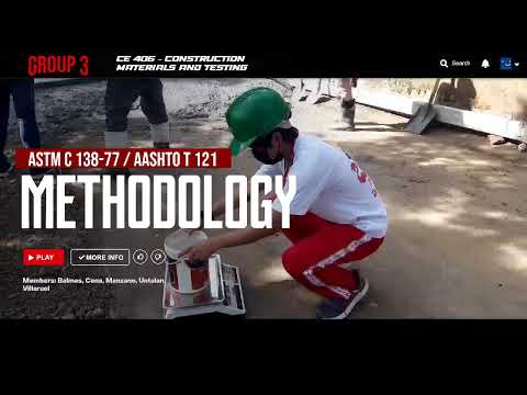 ASTM C 138 | Test for Weight Per Cubic Foot, Yield, Air Content (gravimetric) of Concrete