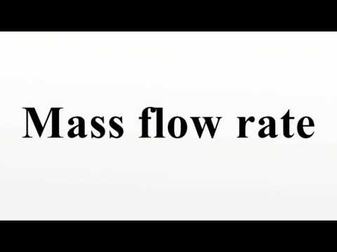 Mass flow rate
