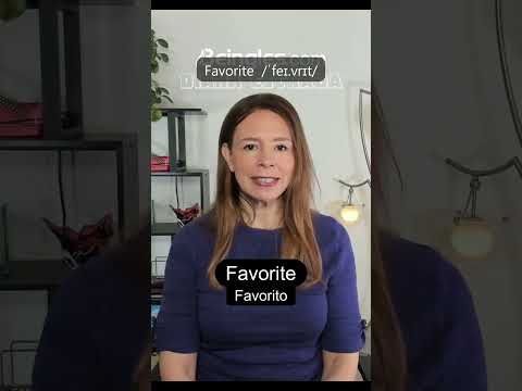 What's your favorite food? ¿Cuál es tu comida favorita? Pronunciación de la palabra favorite.