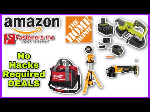 No Hack Deals @ Home Depot Amazon & Fasteners Inc On Milwaukee DeWALT RYOBI Metabo & SKIL