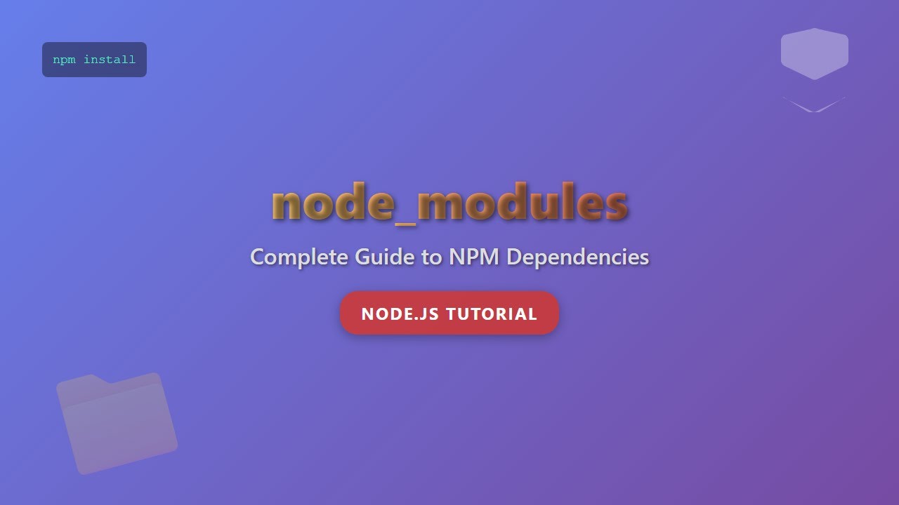 Node.js node_modules Explained: A Beginner's Guide