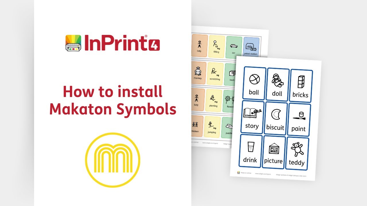 InPrint 4 – How to install Makaton Symbols