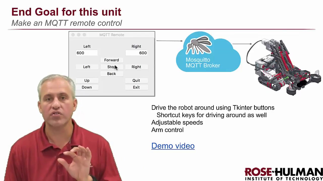 Python ev3dev - 03 MQTT - 05 Tkinter Grid