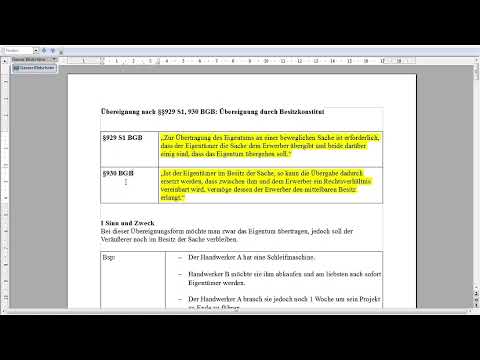 9 §§929 S1, 930 BGB: Rechtsgeschäftlicher Eigentumserwerb durch Besitzkonstitut