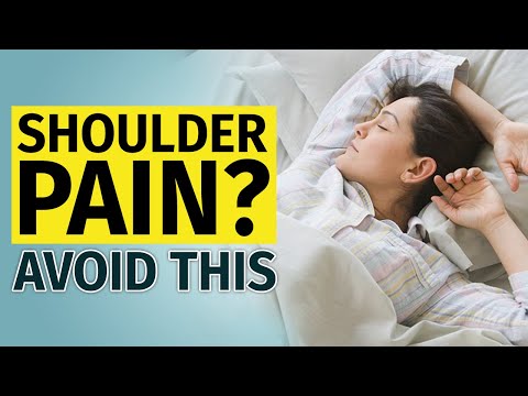 DO NOT SLEEP LIKE THIS if You Have Shoulder Pain #shorts