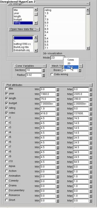 Landscape Matrix:Variable Window Layout