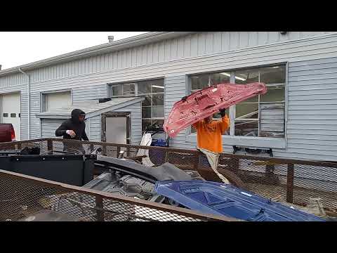 scrap metal removal of some auto body parts