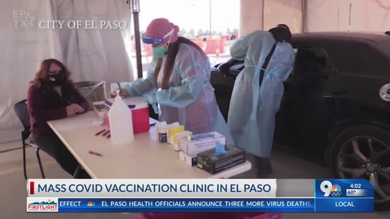 City holds COVID-19 vaccination clinic for pre-registered El Pasoans