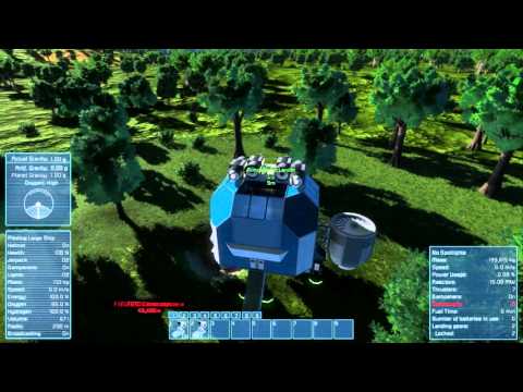 Howto land on earth-like planets, Planetary lander SE (Space Engineers)