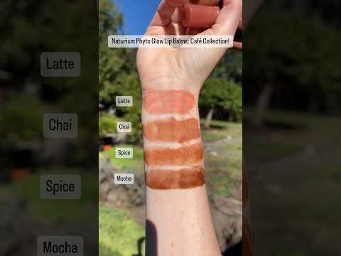 *NEW* Naturium Phyto Glow Lip Balms: Cafe Collection Swatches!