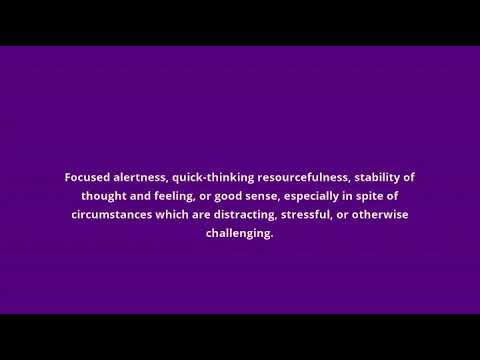 what is the meaning of presence of mind