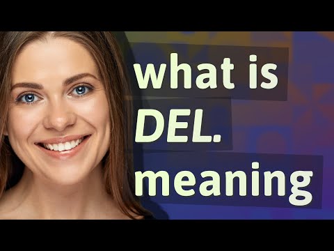 Del. | meaning of Del.
