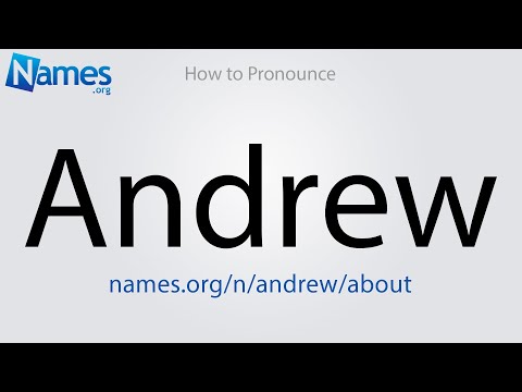 How to Pronounce Andrew