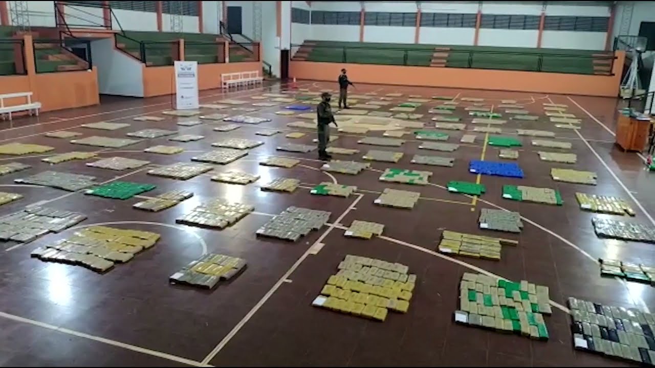 Gendarmería decomisa más de 3.300 kilos de marihuana