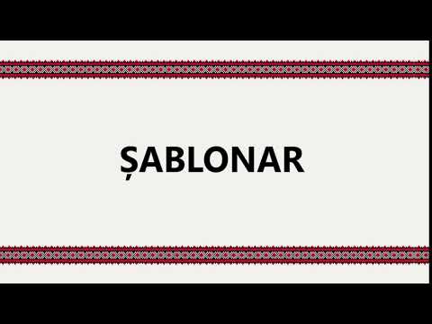 ȘABLONAR (definiție DEX)