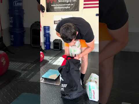The best way to fill a sandbag!