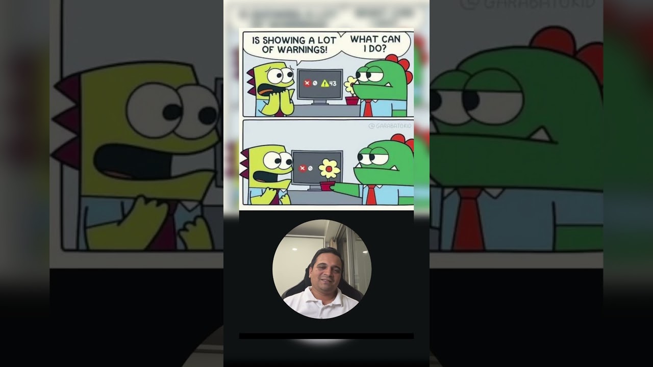 Warning messages in code #django #protips #memes #skill #code #tips #trending #coding #resume