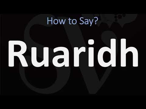 How to Pronounce Ruaridh? (CORRECTLY)