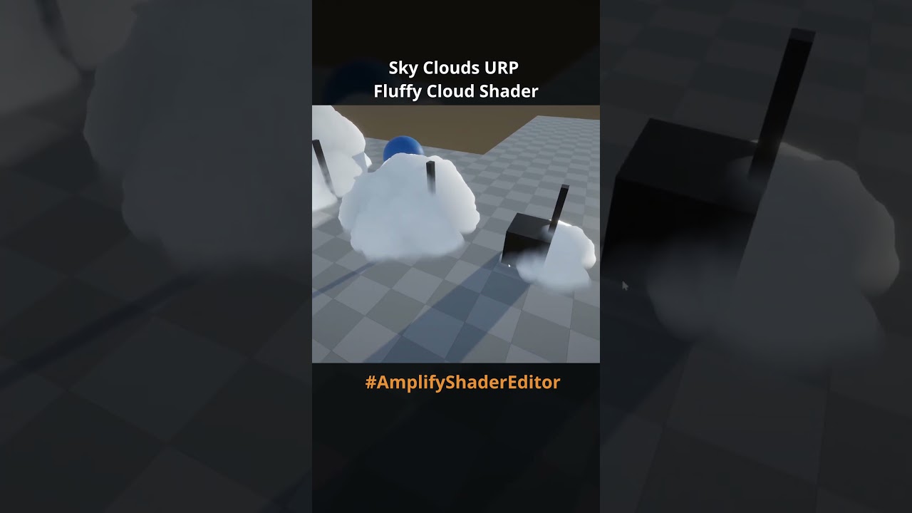 Sky Clouds URP - Fluffy Cloud Shader 🔥 Powered by #AmplifyShaderEditor for #unity3d at 50% OFF!