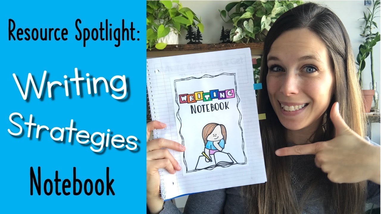 Spotlight on my Writing Strategies Notebook // My Writer's Notebook resource for Grade 3