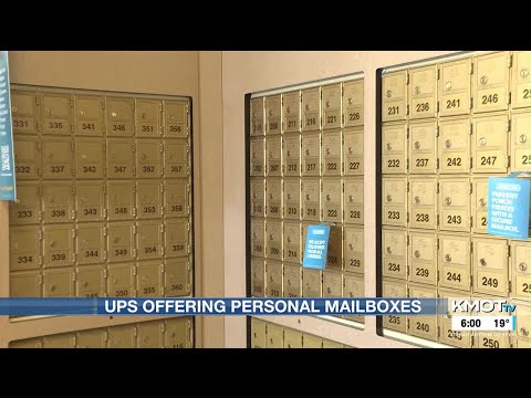 UPS stores offer personal mailboxes to keep package deliveries safe