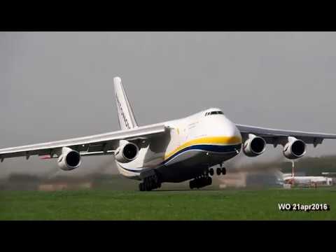 Antonov Airlines AN124 UR82009 Ostend Airport (OST/EBOS) 21apr2016