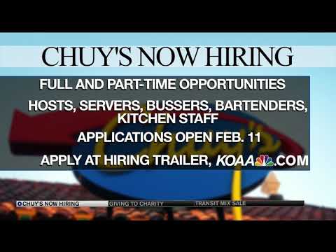 Chuy's restaurant hiring