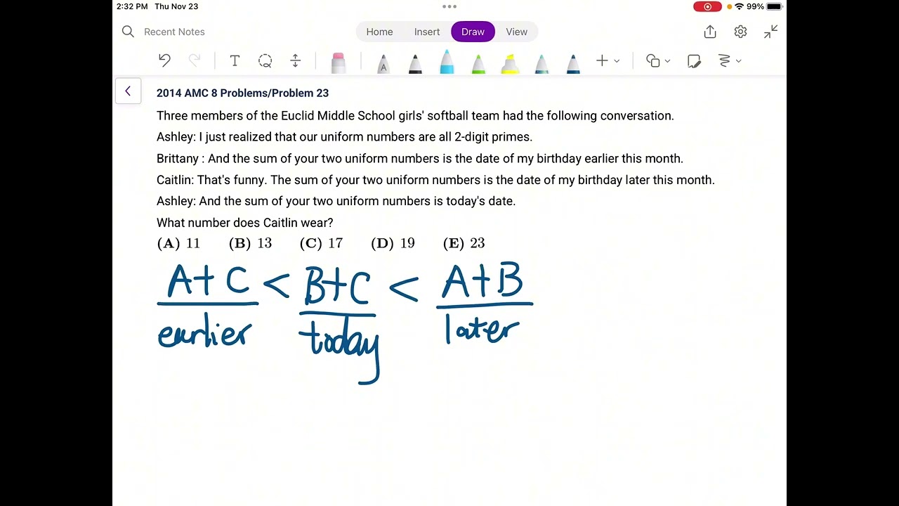 2014 AMC 8 Problems 21, 22, 23, 24, 25