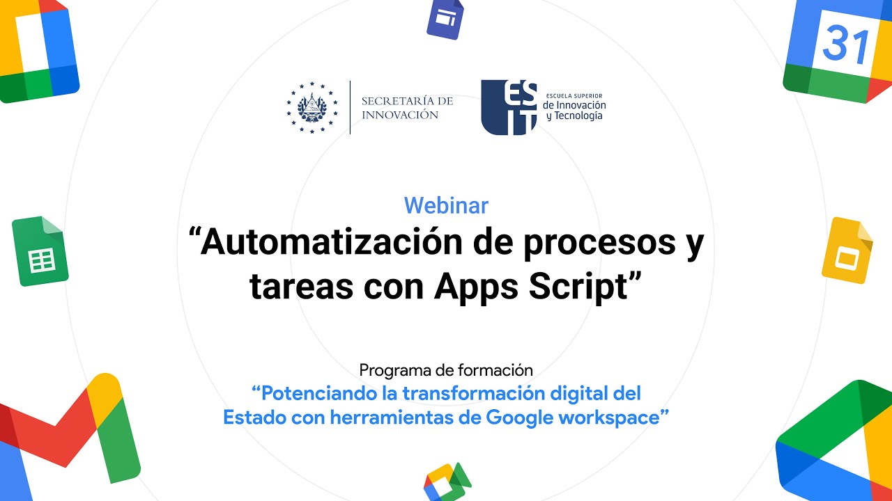 Automatización de procesos y tareas con Apps Script