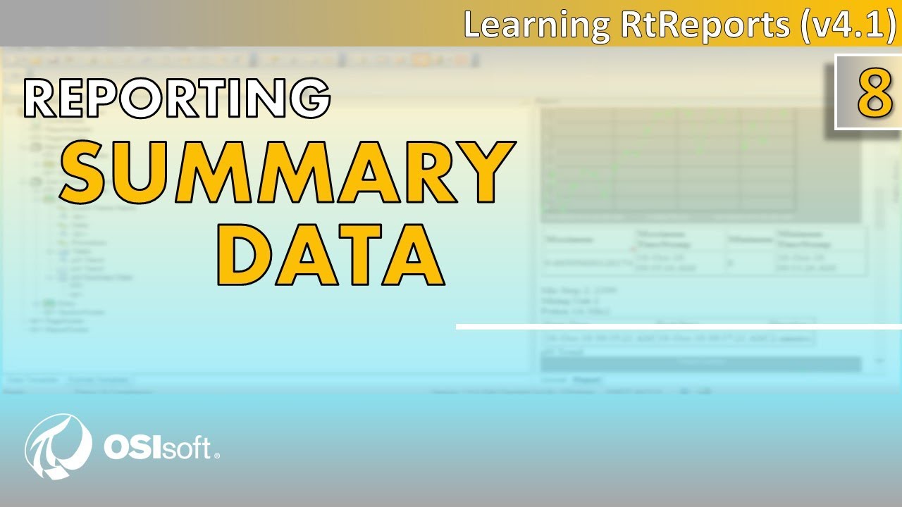 RtReports - Reporting Summary Data