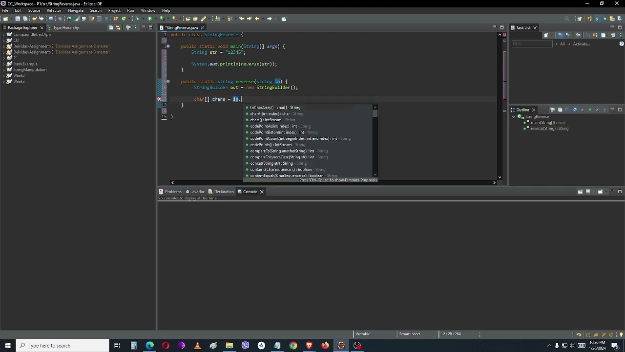 Java Programming Interview Questions | How To Reverse a String In Java