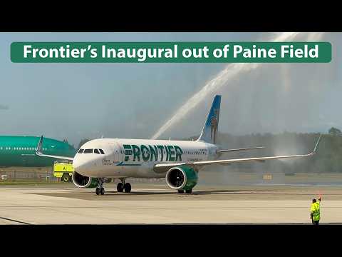 Frontier's Paine Field to Phoenix Inaugural Flight