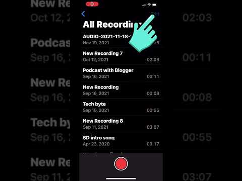 How to share multiple recordings | Voice Memos App | iOS