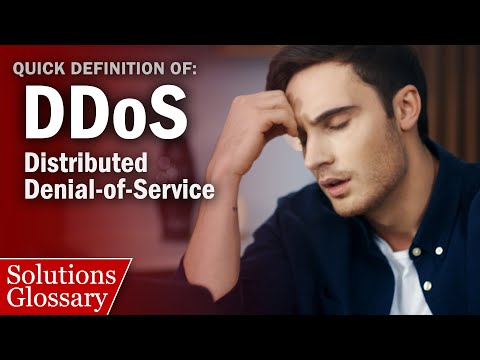 What is a DDoS Attack? β Distributed Denial-of-Service Explained | @SolutionsReview Glossary #Shorts