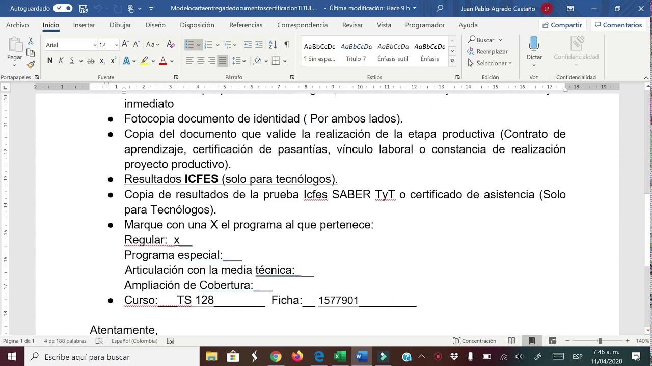 6 Carta radicado