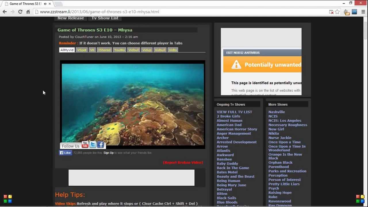 Free TV Online, Couch tuner tutorial
