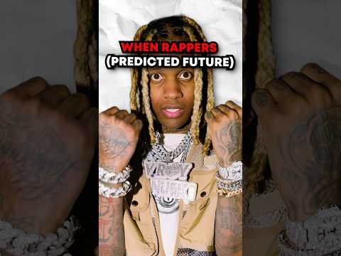 When rappers predict the FUTURE…