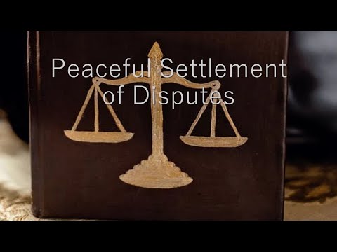 Peaceful settlement of disputes