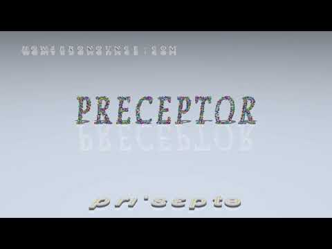 preceptor - pronunciation + Examples in sentences and phrases