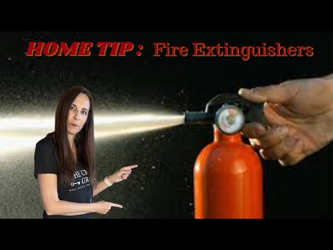 Home Tip: Fire Extinguishers