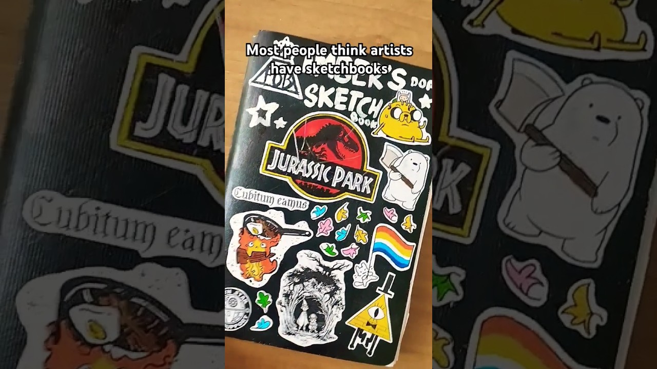 sketchbook tour to hurt your eyes#sketchbook #fypシ゚ #trending #artist #arttrend #art #sketchbooktour
