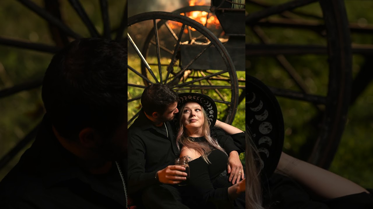 HAUNTED Halloween Carriage Photoshoot BTS