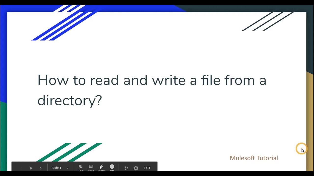 MuleSoft File connector sample application #Mule4 #File #Example