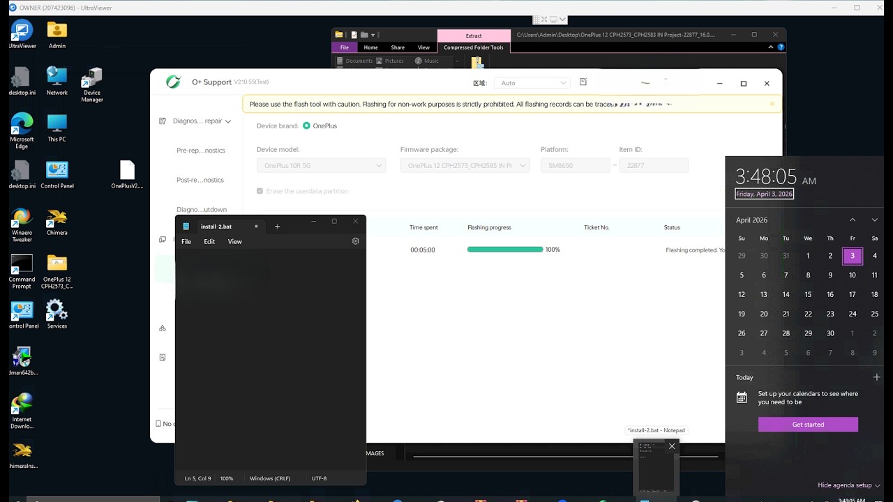 OnePlus 12 CPH2583 Boot & Recovery Image Destroyed Fix | ARB Activated Devices & Global Conversion