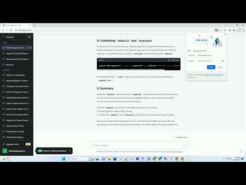python argparse default value