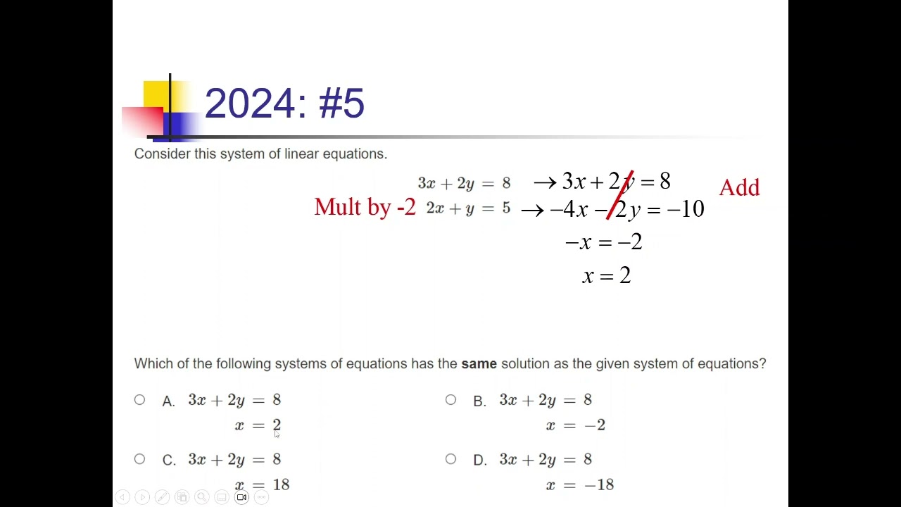 MCAS 2024 #1-21 Solutions