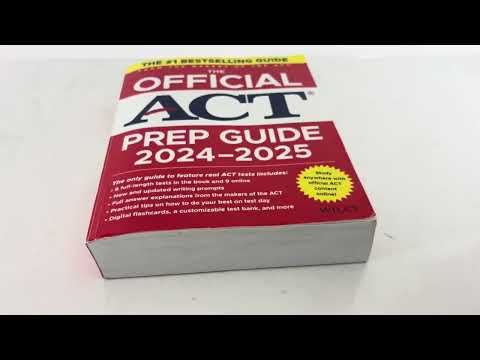 Official ACT Prep Guide 2024-2025 : Book + 9 Practice Tests + 400 Digital