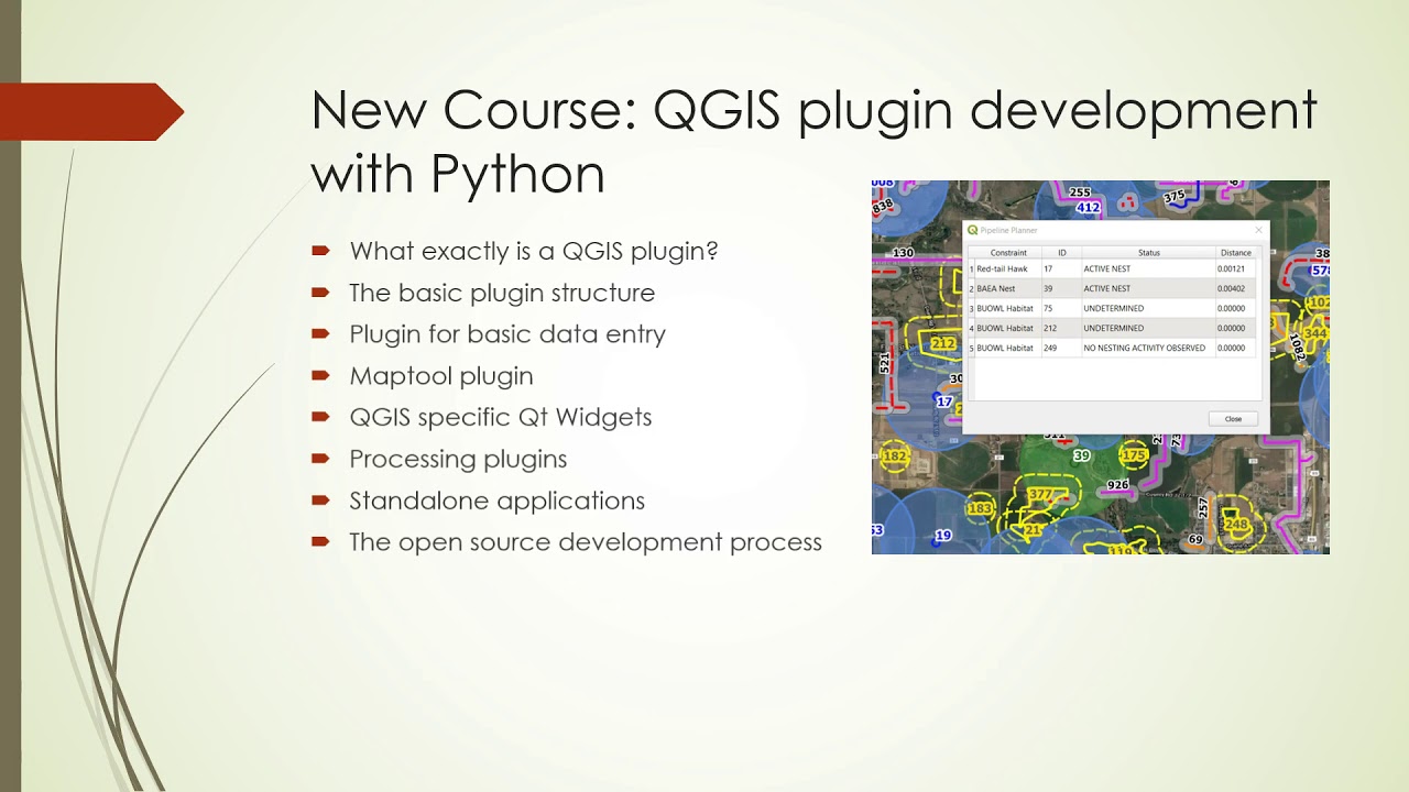 New Course: QGIS Plugin development with Python