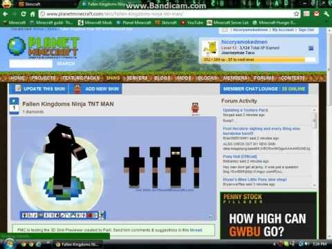 How to upload a skin to planet minecraft